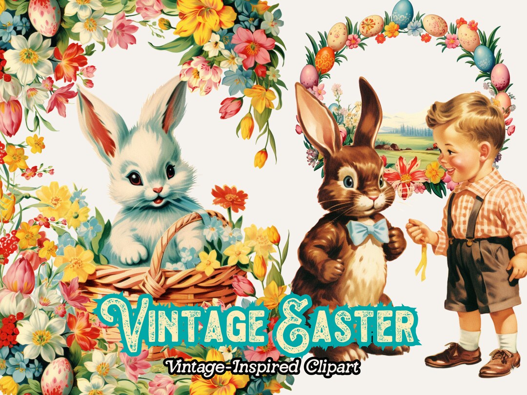 Easter Bunny PNG, Easter Clipart, Easter Digital Download, Spring PNG ...