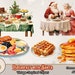 Breakfast With Santa Digital Clipart, Santa Claus Breakfast Graphics ...