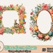 Floral Easter Frame Clipart, Easter Flowers PNG, Vintage Easter Clipart ...