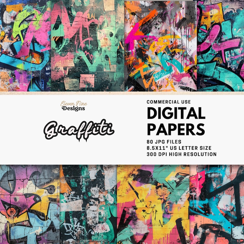 Sports Graffiti Backgrounds - Etsy