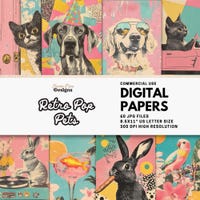 Cute Dogs Sheet Digital Art Download - Etsy