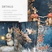 Silent Night Snowy Forest Digital Paper, Woodland Blue Christmas ...