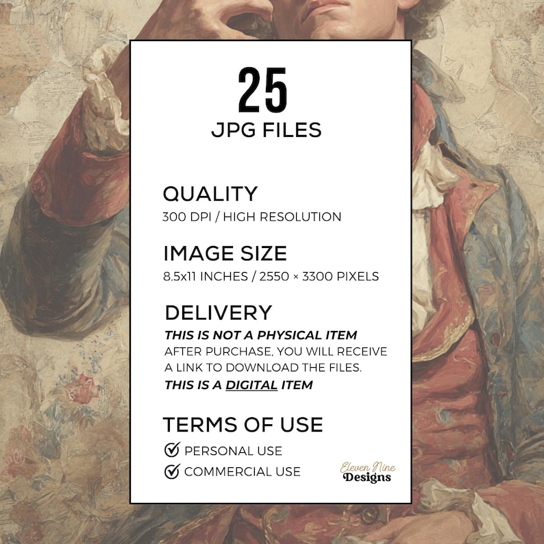 Founding Fathers Digital Paper, Funny Vintage American History ...
