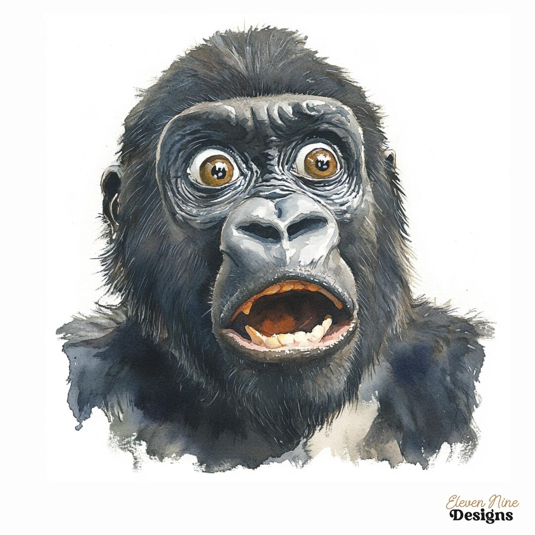Shocked Animals Clipart JPG, Funny Animal Faces Clipart, Animal Humor ...