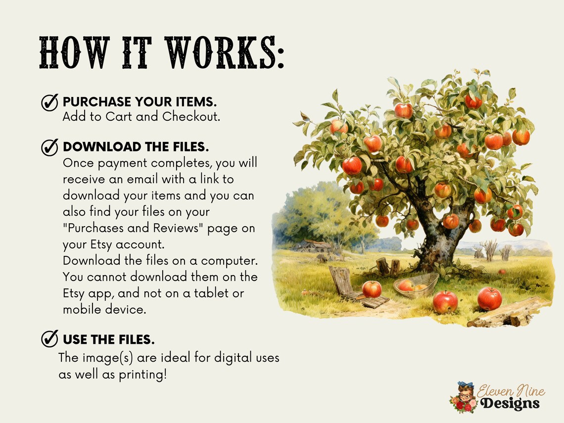 Apple Picking Clipart, Apple PNG, Fall Autumn Harvest, Apple Orchard ...