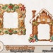 Gingerbread Frame Clipart, Christmas Gingerbread PNG, Vintage Christmas ...