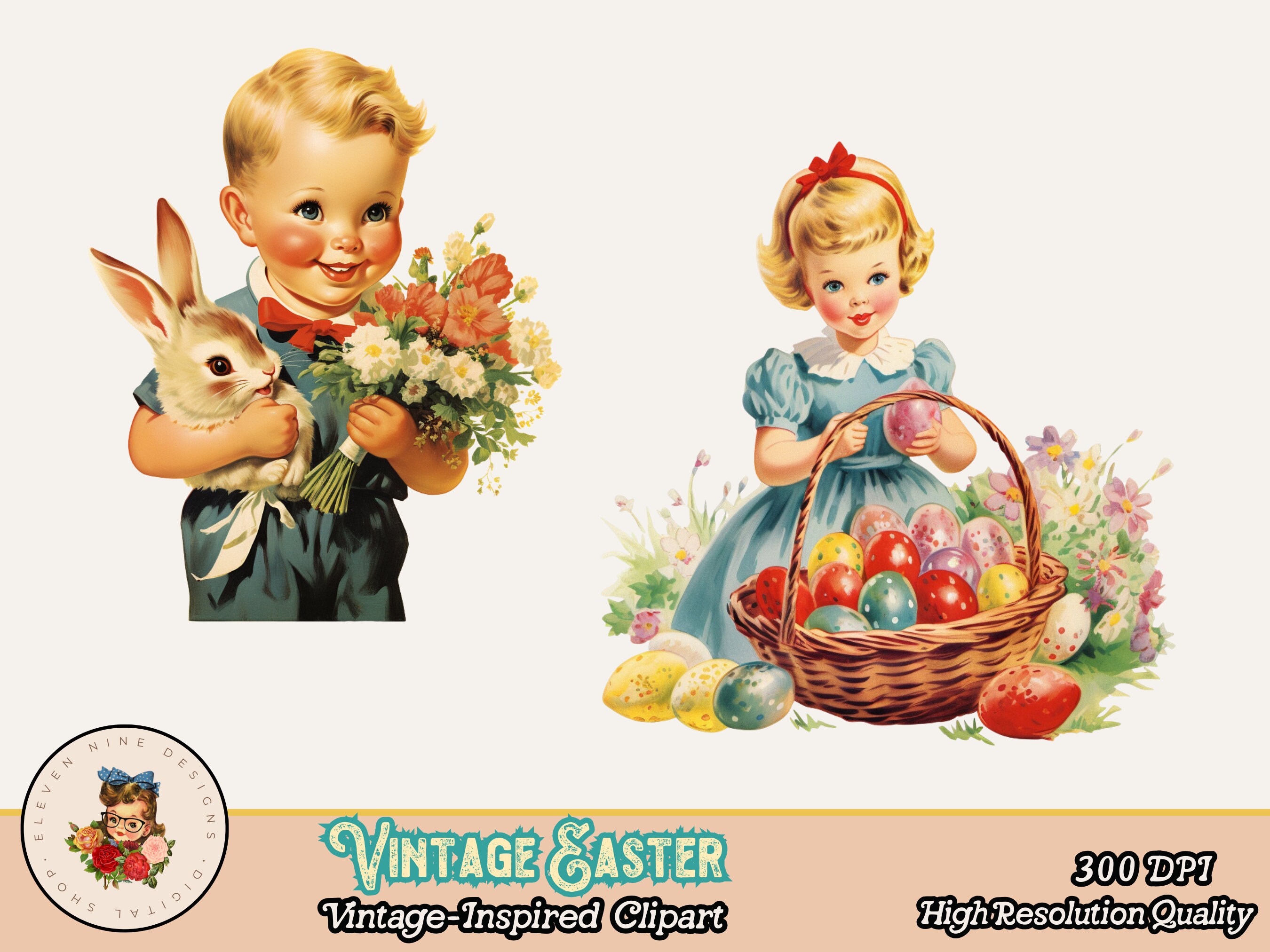 Easter Bunny PNG, Easter Clipart, Easter Digital Download, Spring PNG ...