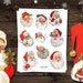 Christmas Digital Collage Sheets, Printable Vintage Christmas Santa ...