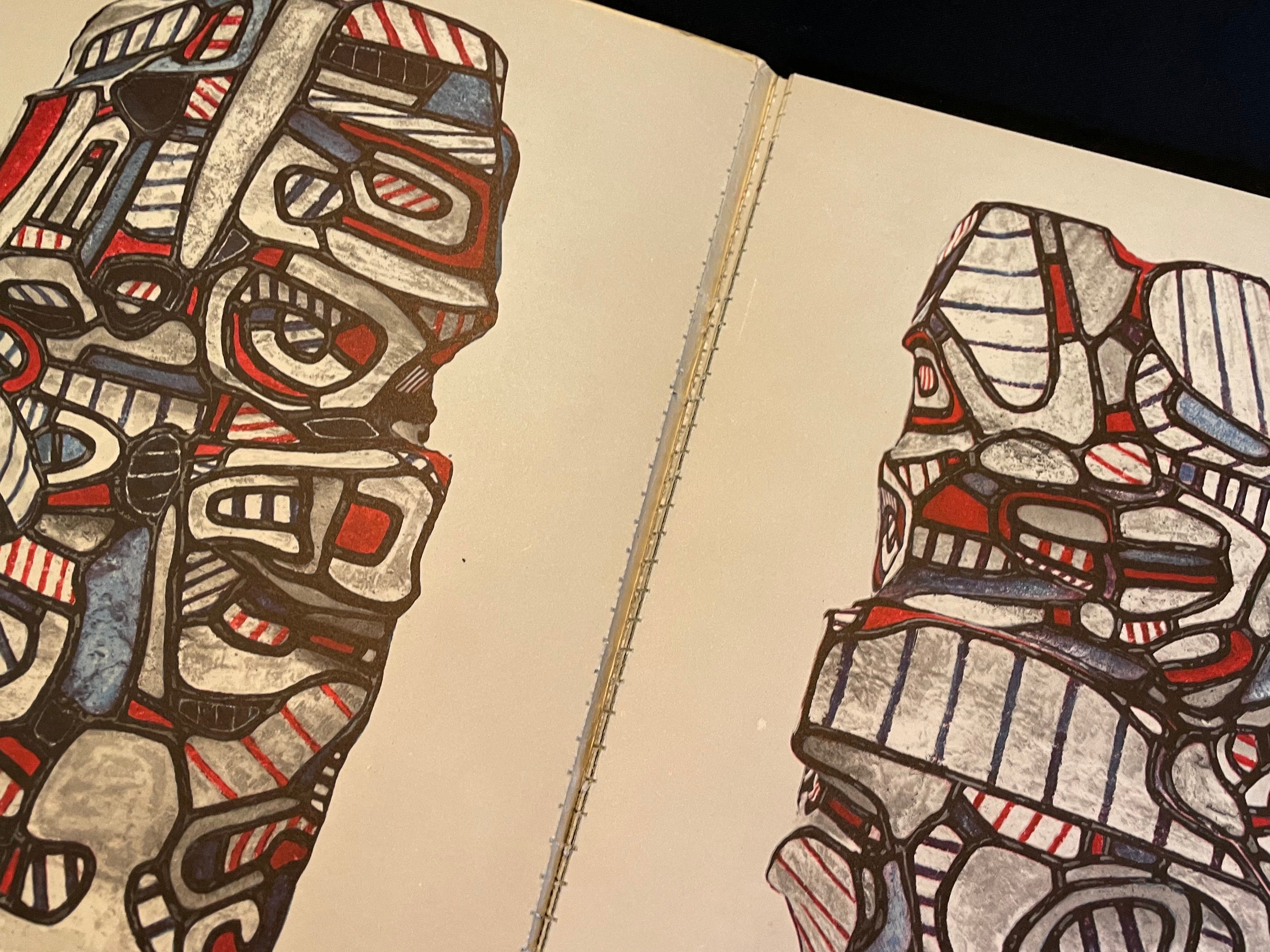 Jean Dubuffet Edifices Art Installations Sculptures Artists 1968 ...