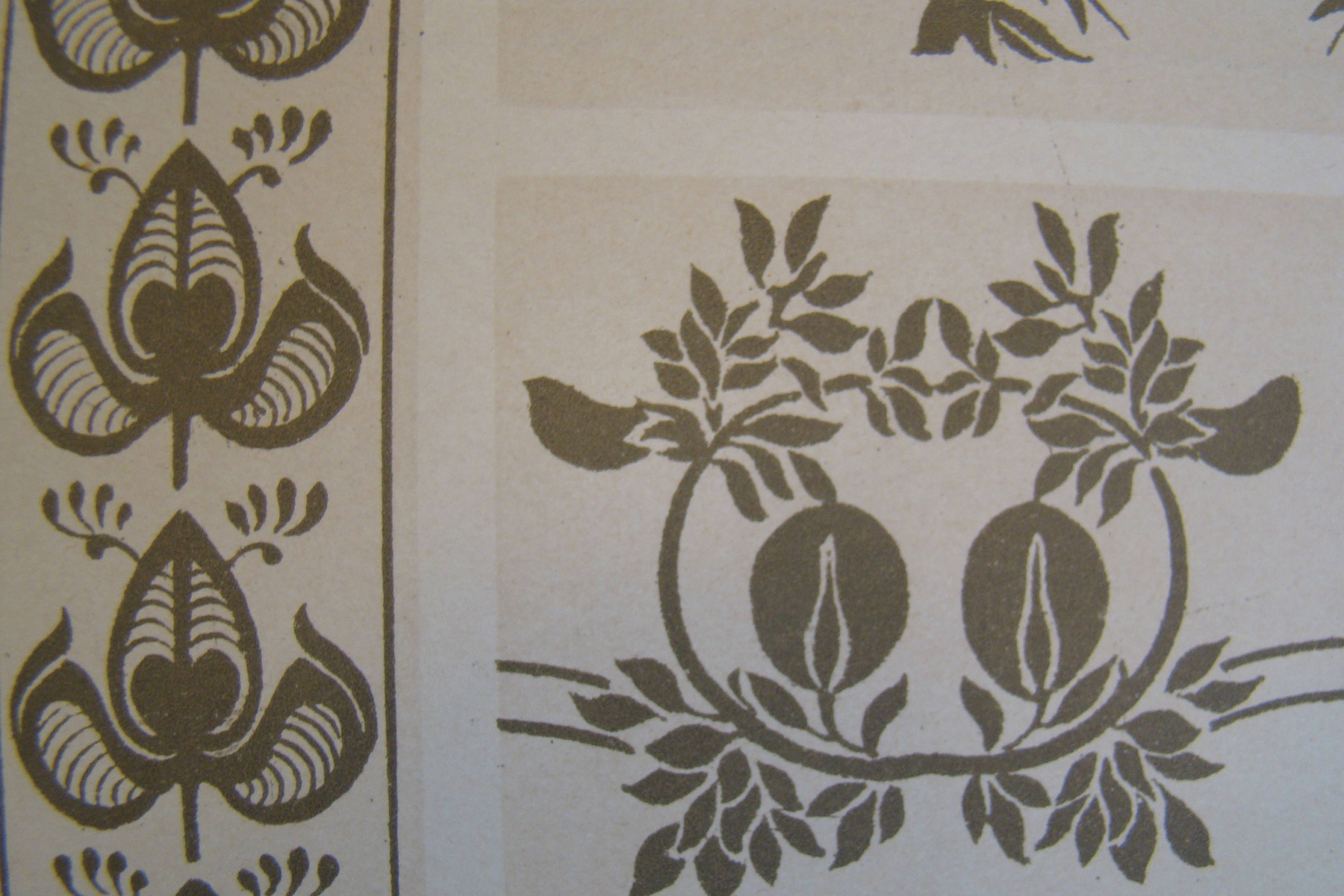 Art Nouveau Embroidery Design Viennese 1901 Print Book Plate Hammel ...