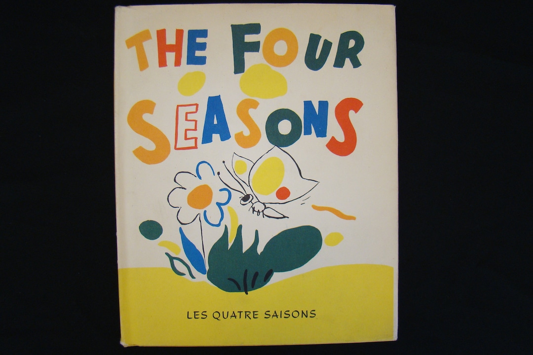 The Four Seasons French Book Children's Hardback 1960s Vintage Les ...