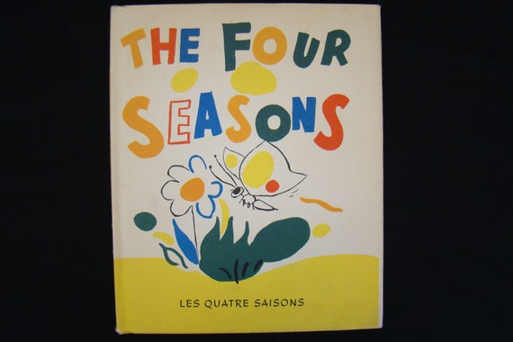 The Four Seasons French Book Children's Hardback 1960s | Etsy