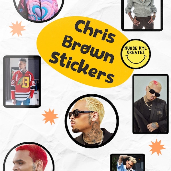 Brown Stickers - Etsy