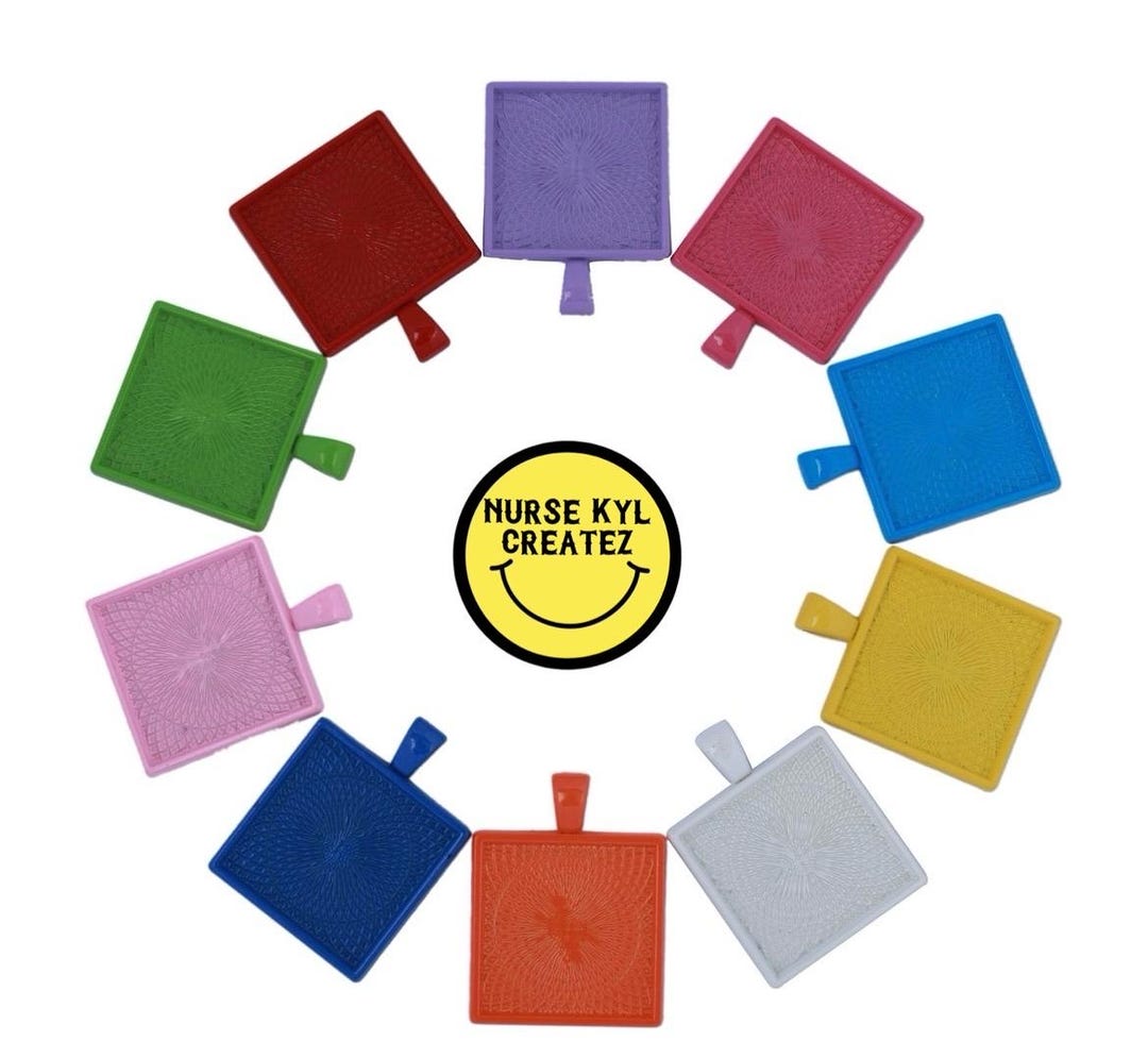 Plain Square Metal Tray Charms individually Sold - Etsy