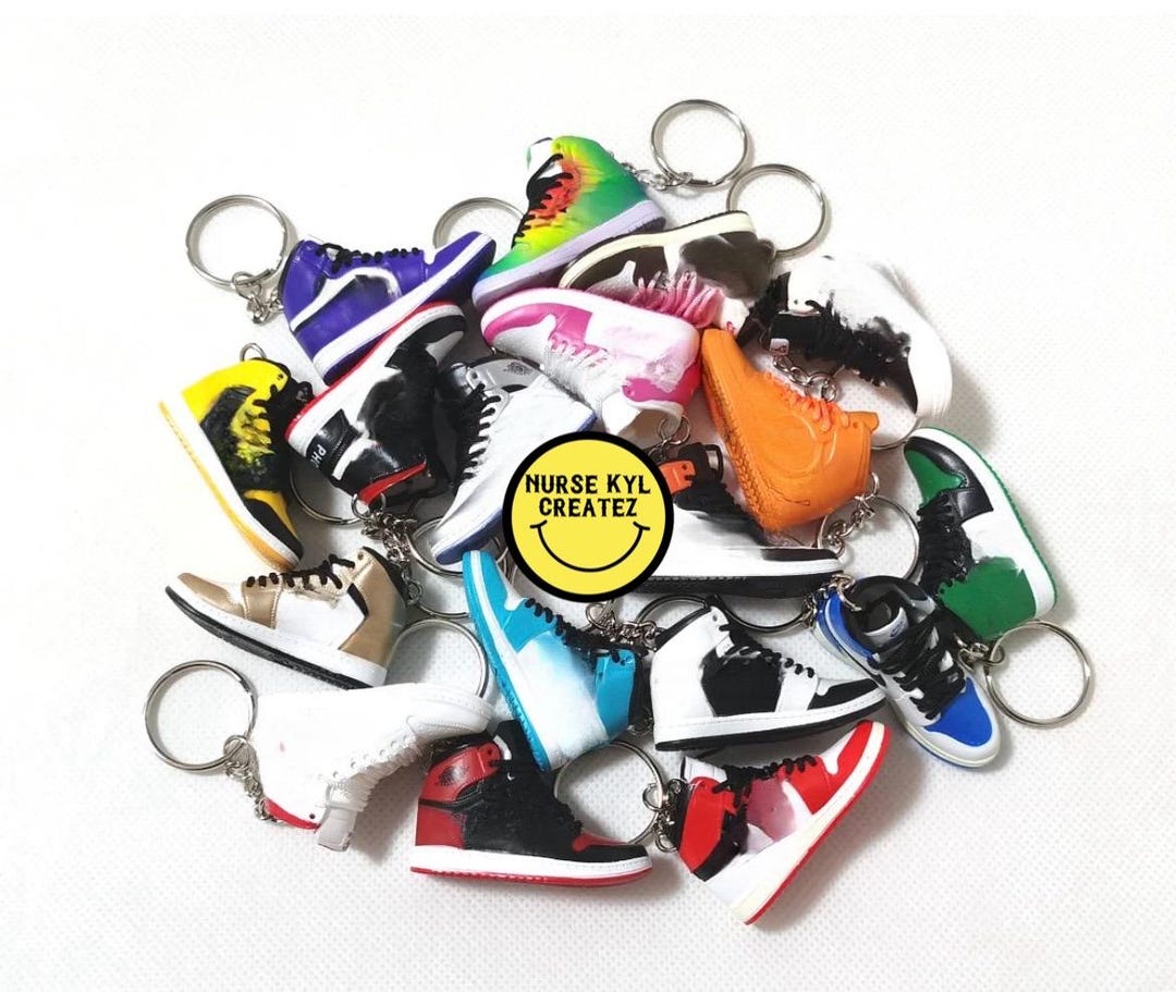 Random Sneaker Keychains - Etsy