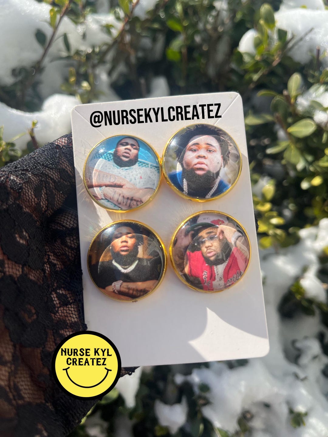 Rod Wave Junk Sock Charms/brooches (set of 4) - Etsy