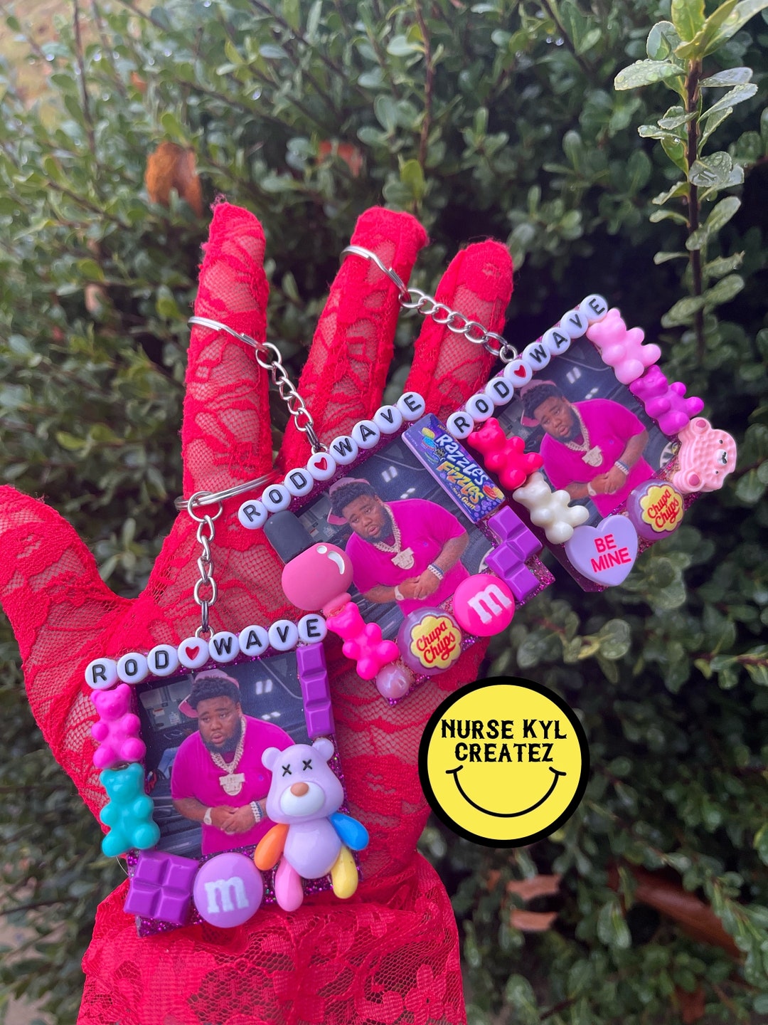 Rod Wave 3D Purple Keychain/bookbag Charm (sold Individually) - Etsy