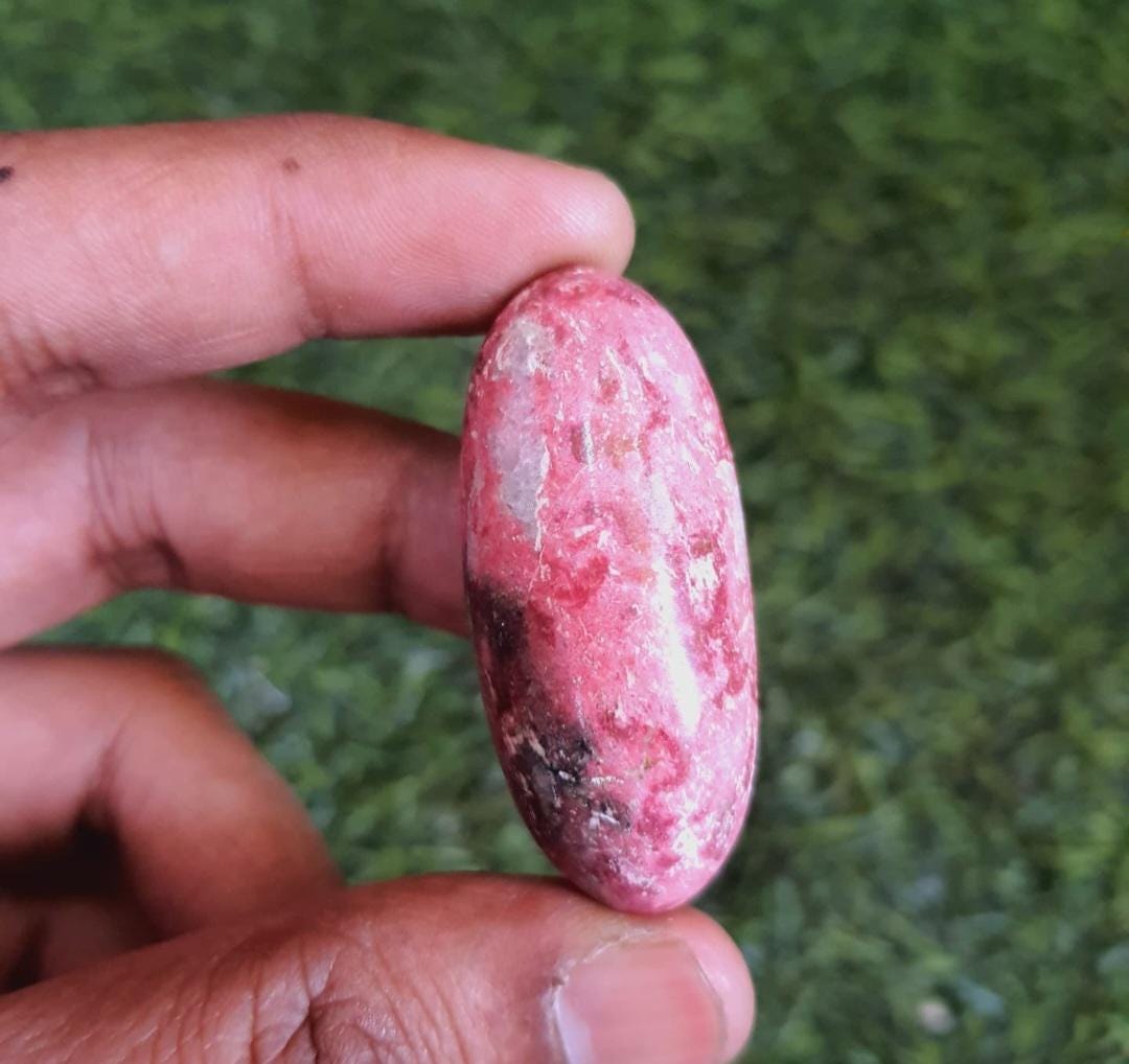 Natural Rare Thulite Shiva Lingam Stone Beautiful Rare Thulite Shiva Shape Designer Handmade ...