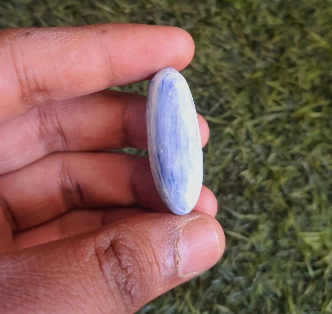 Natural Blue Kyanite Shiva Lingam Stone Beautiful Blue Kyanite Shiva ...