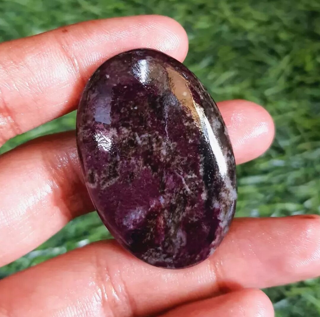 Natural Rare Sugilite Palm Stone Beautiful Nice Sugilite Palm Shape ...
