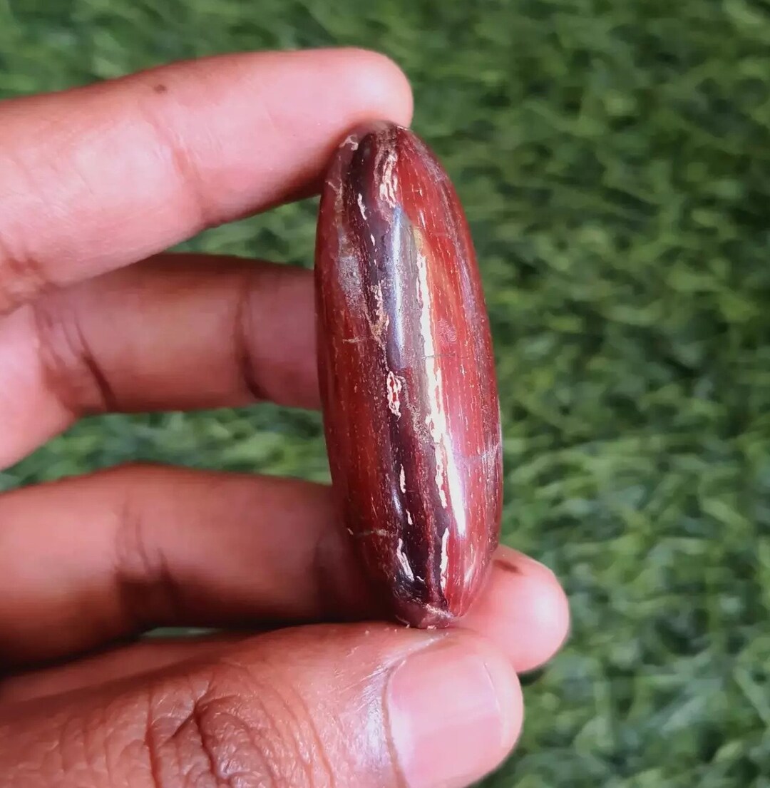 Snake Skin Jasper Shiva Lingam Stone Beautiful Red Snake Skin Jasper ...