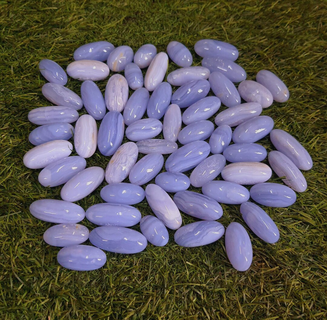 Natural Blue Lace Agate Shiva Lingam Lot Stone Beautiful Blue Lace ...