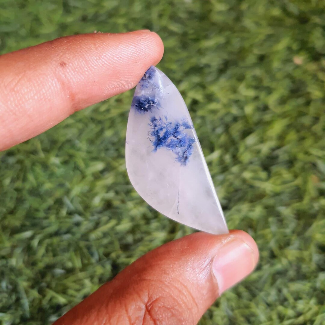 Natural Rare Blue Paraiba Quartz Fancy Stone Beautiful Rare Blue ...