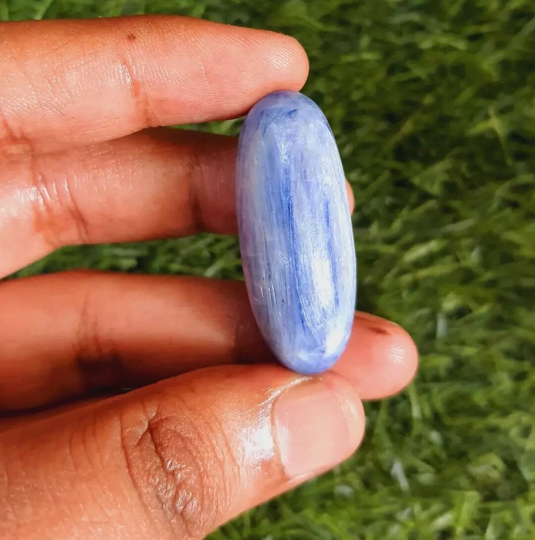 Natural Blue Kyanite Shiva Lingam Stone Beautiful Blue Kyanite Shiva ...