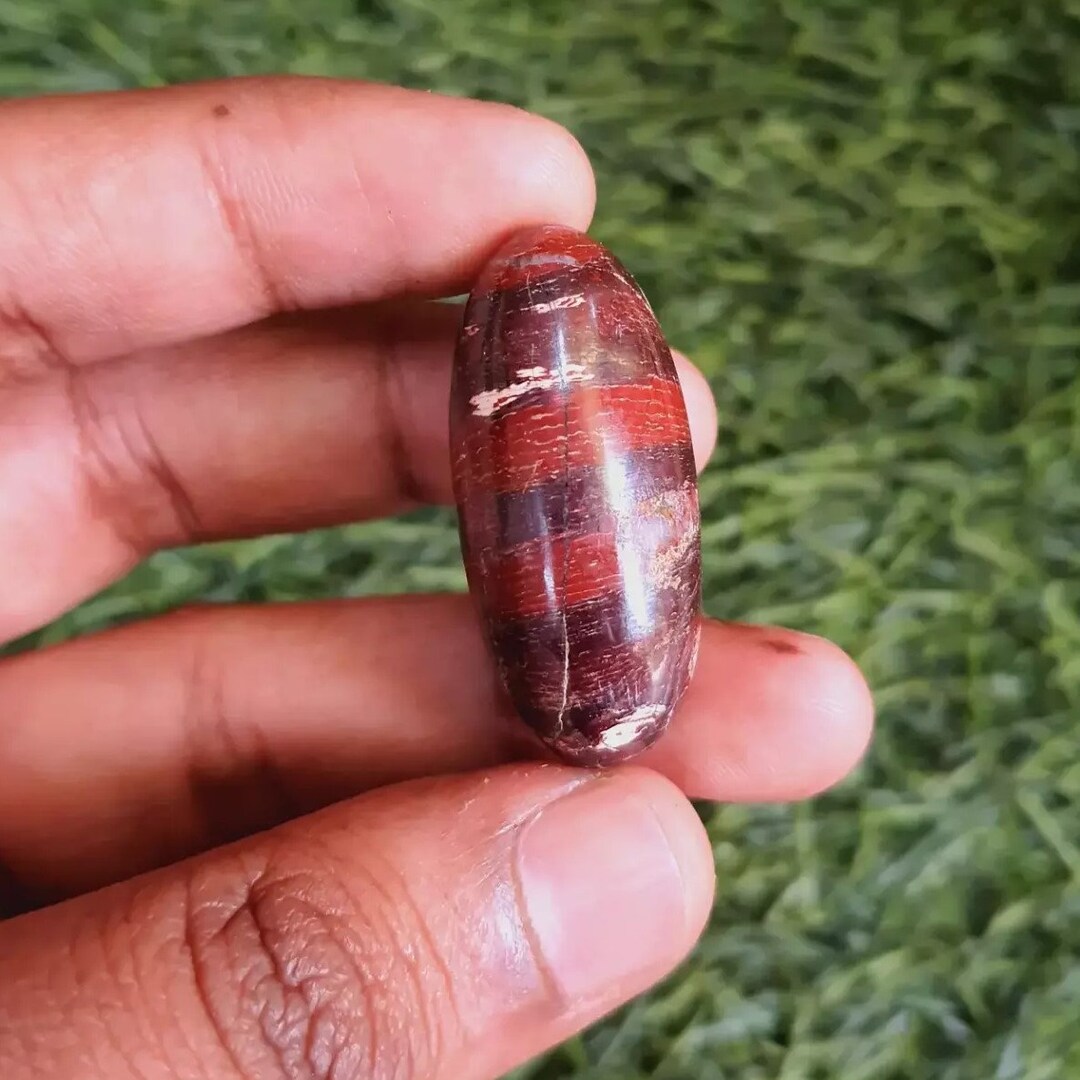 Snake Skin Jasper Shiva Lingam Stone Beautiful Red Snake Skin Jasper ...