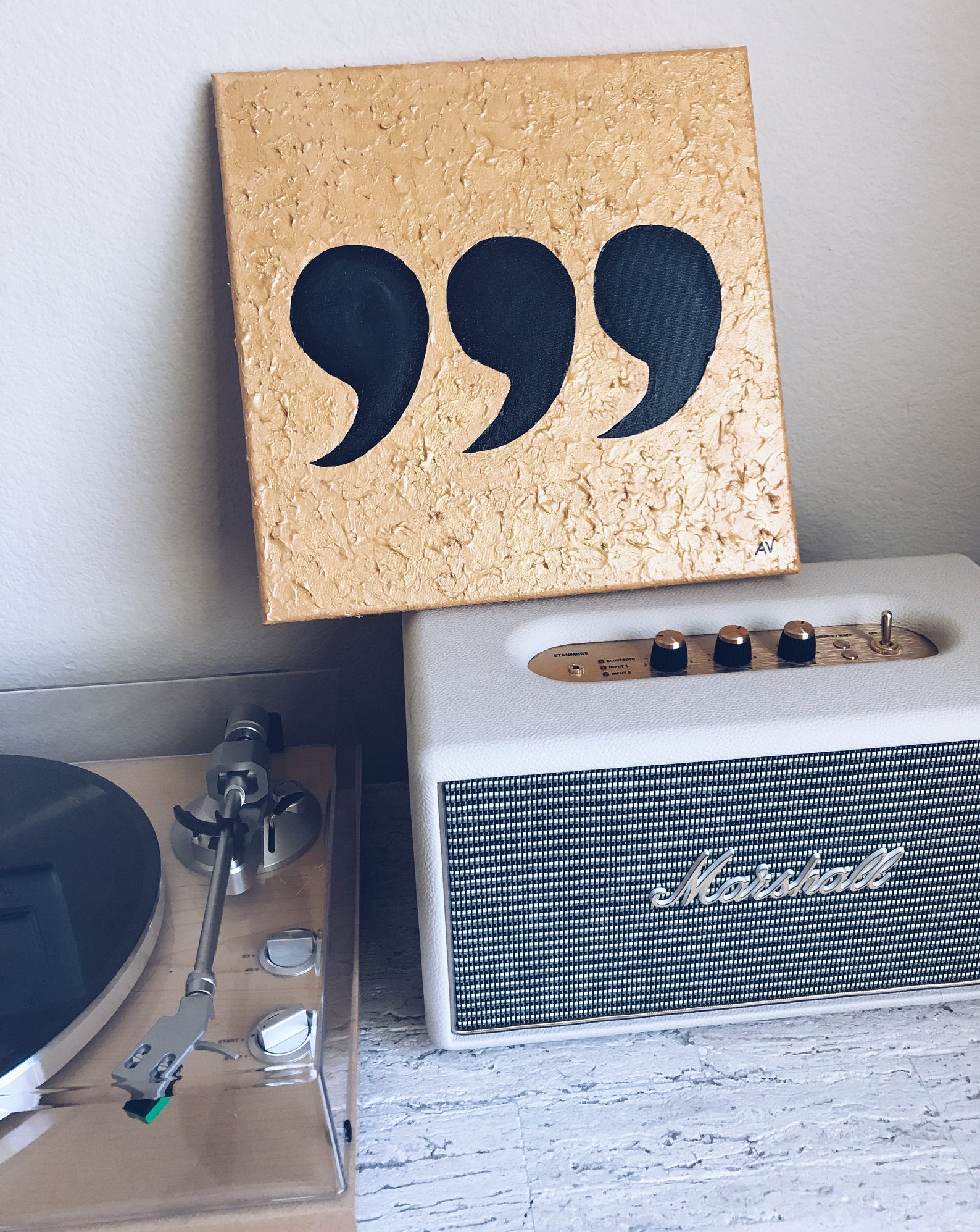 Original Acrylic Painting 'triple Comma Club': Original Art, Acrylic ...