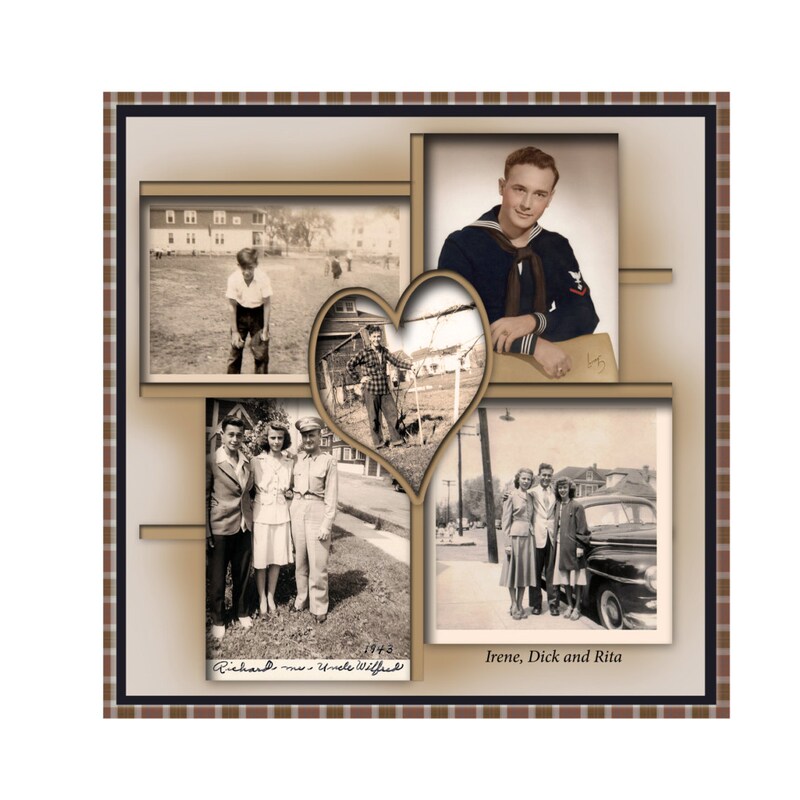 Scrapbook Templates 12x12 - Etsy