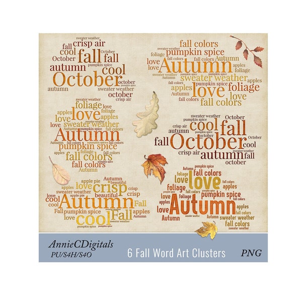 Autumn Clip Art - Etsy