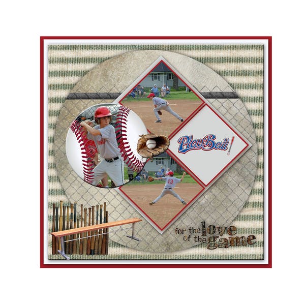 Baseball Scrapbook - Etsy