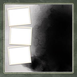 Scrapbook Template, Digital Scrapbook Template, Digital Scrapbook Page ...