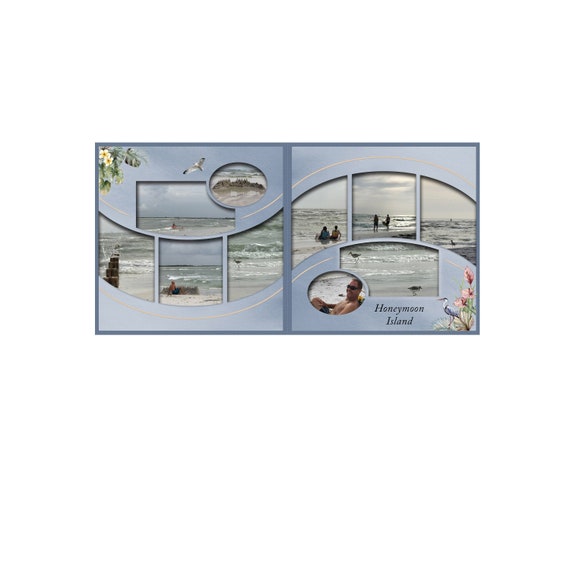 EZPZ Scrapbook Template Digital Scrapbook Template Scrapbook - Etsy