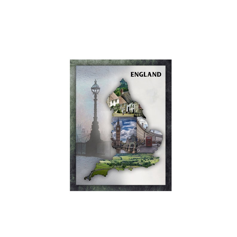 England Scrapbook Template, Digital Scrapbook Template, England ...