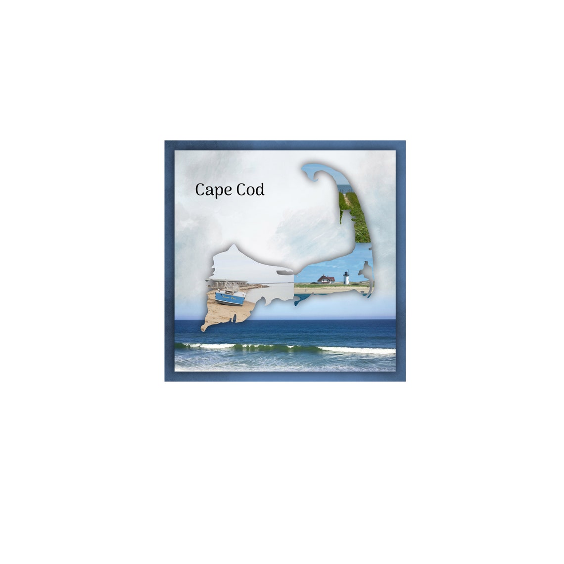 Cape Cod Scrapbook Template Digital Scrapbook Template Cape | Etsy