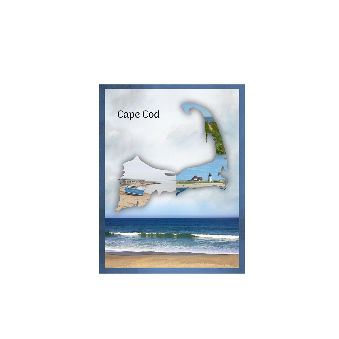 Cape Cod Scrapbook Template, Digital Scrapbook Template, Cape Cod ...