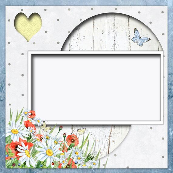 Blank Scrapbook Template