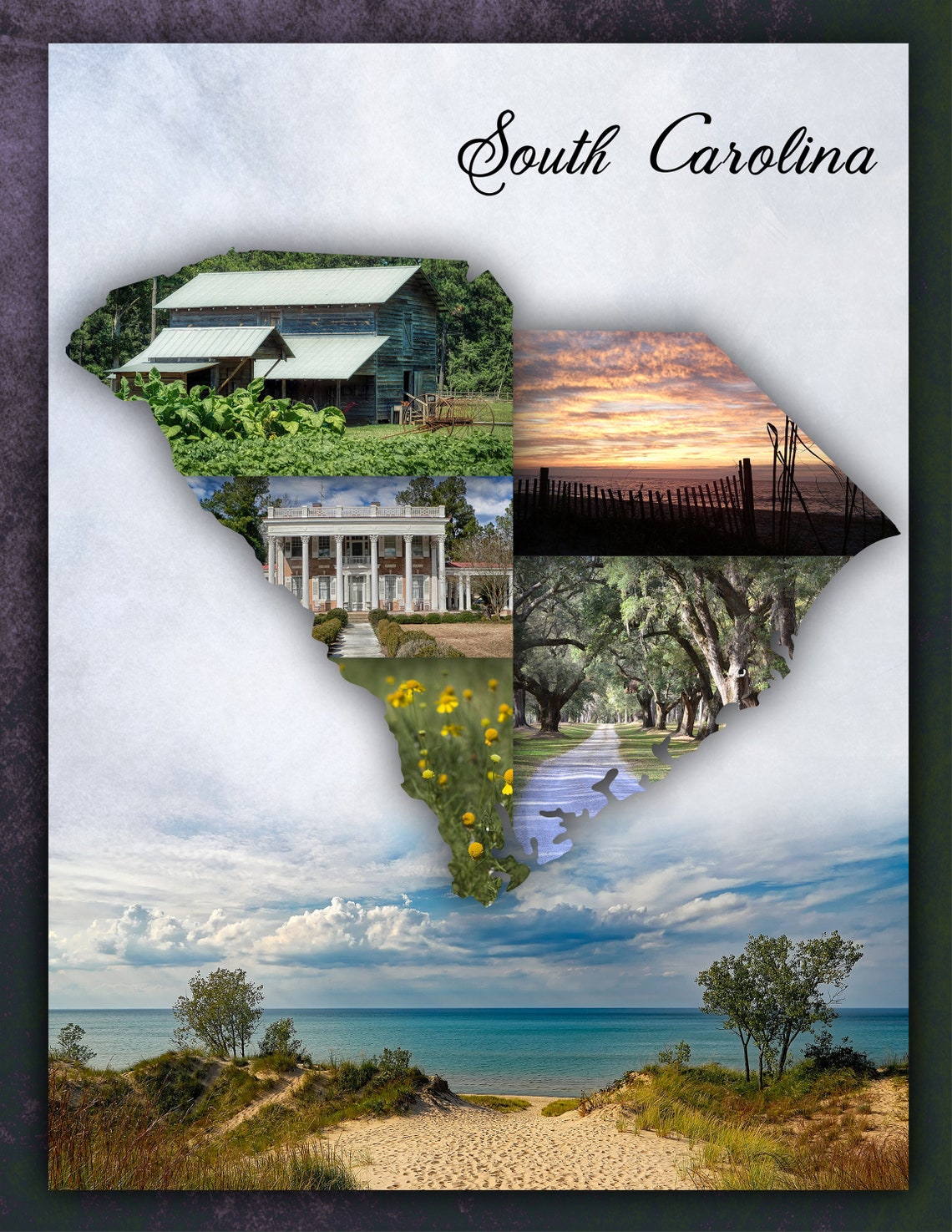 South Carolina Scrapbook Template Digital Scrapbook Template - Etsy