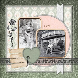 Scrapbook Templates, Digital Scrapbook Template, Scrapbook Pages ...