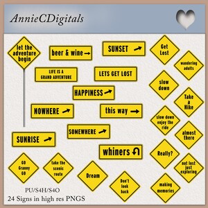 Fun Road Signs, Road Signs, Whimsical Road Signs, Engaging Road Signs ...