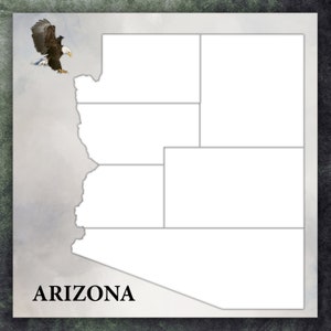 Arizona Scrapbook Template, Digital Scrapbook Template, Arizona ...