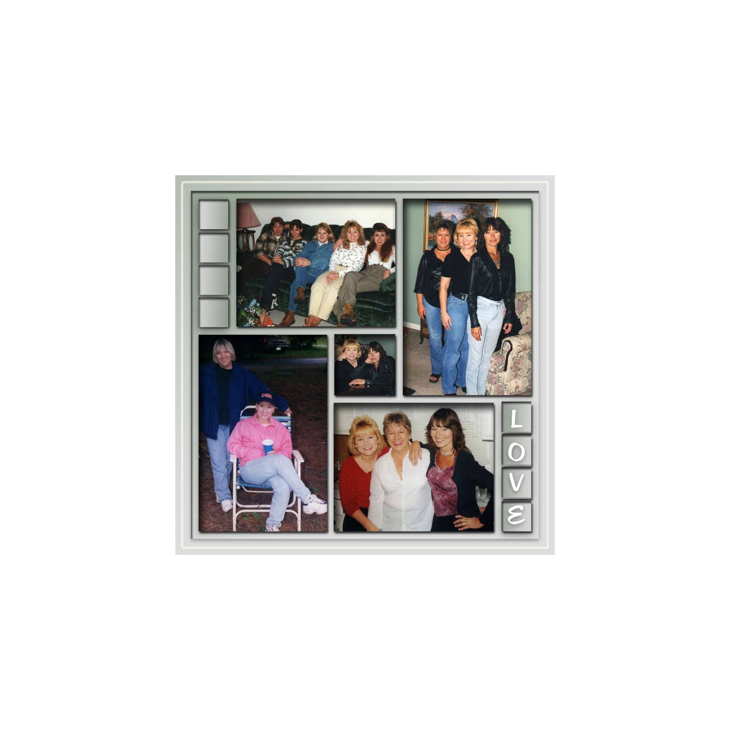 Scrapbook Templates Digital Scrapbook Template Scrapbook | Etsy