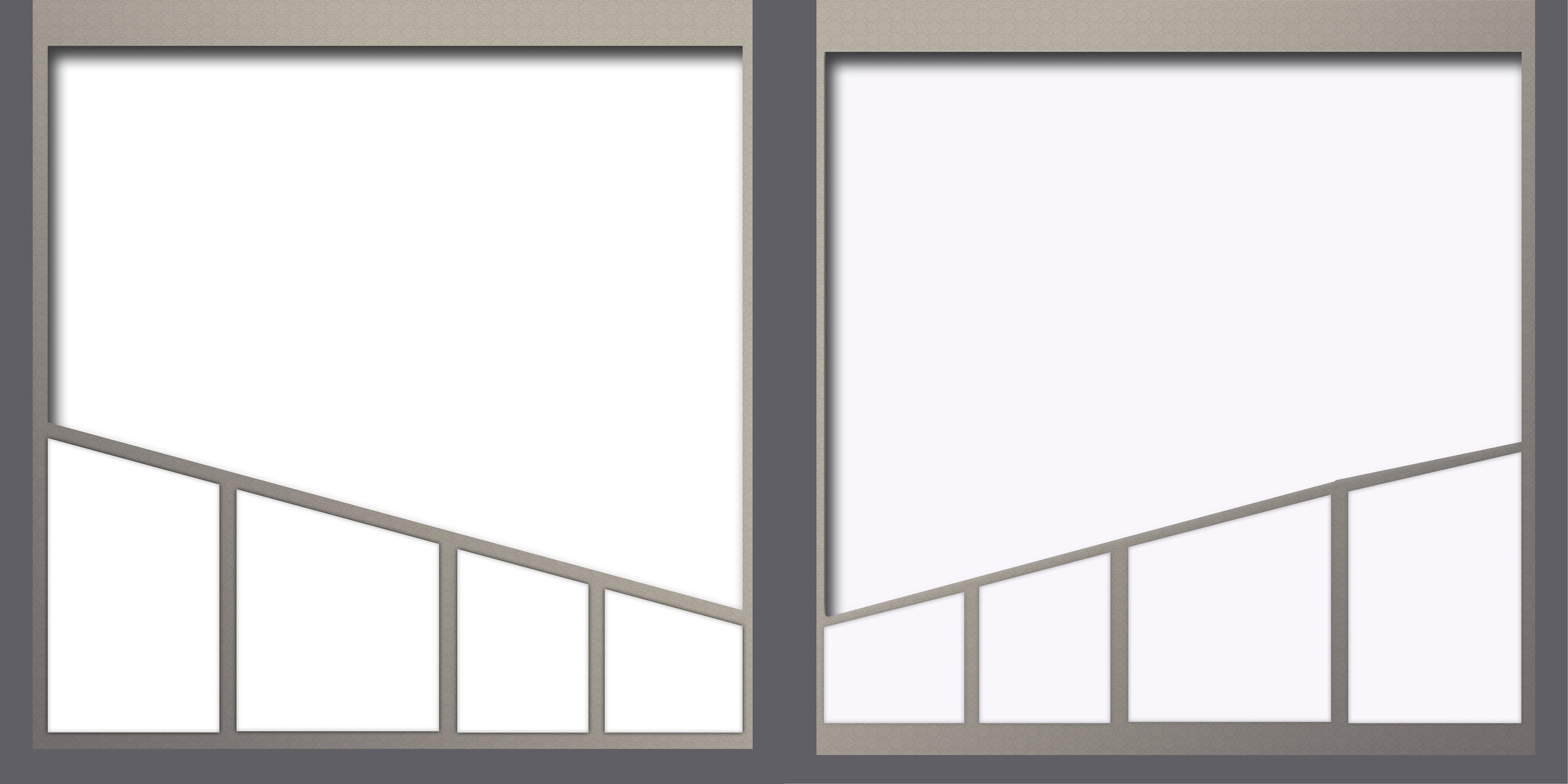 Scrapbook Templates Digital Scrapbook Template Scrapbook - Etsy