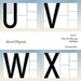 Alphabet Title Page 8.5x11 Templates, Digital Template 8.5x11 ...