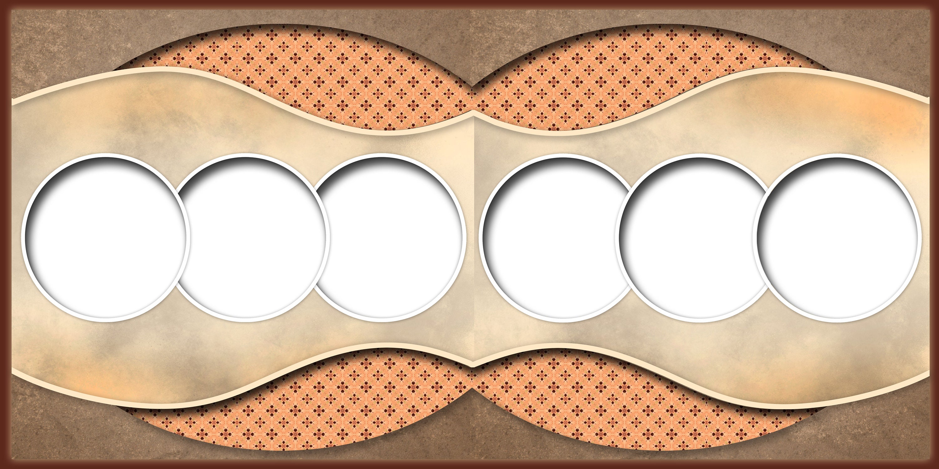 Scrapbook Template Double Page Template Double Page - Etsy