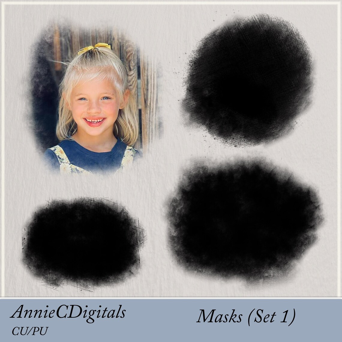 Clipping Masks (set 1), Digital Clipping Masks, Digital Scrapbook ...