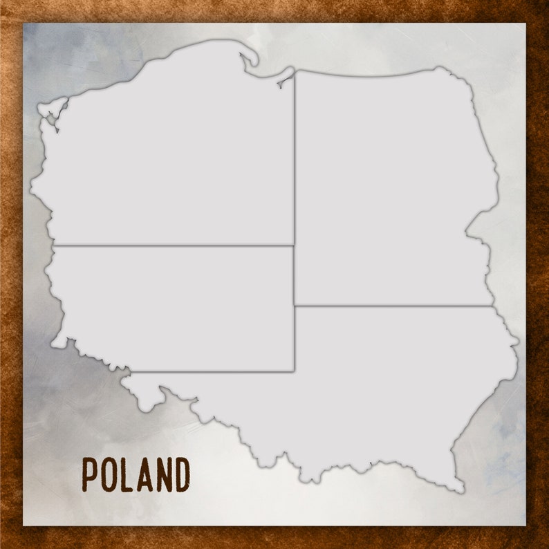 Poland Scrapbook Template, Poland Scrapbook Page, Poland Wall Art ...