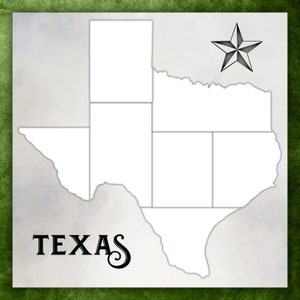 Texas Scrapbook Template, Digital Scrapbook Template, Texas Scrapbook ...